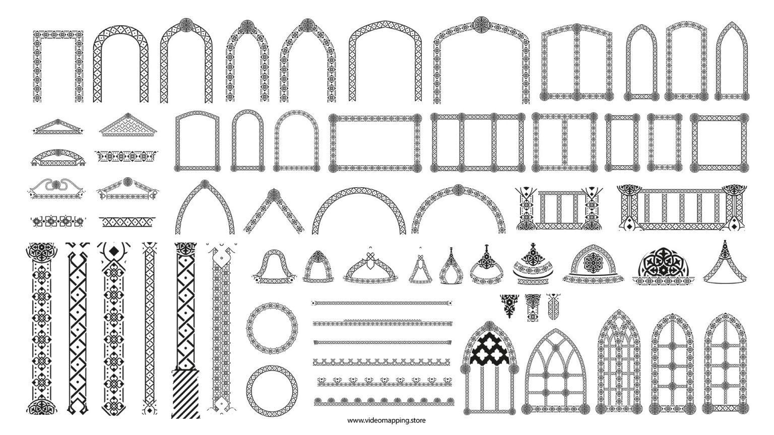 Projection Textures Bundle Vol.1 | VMS
