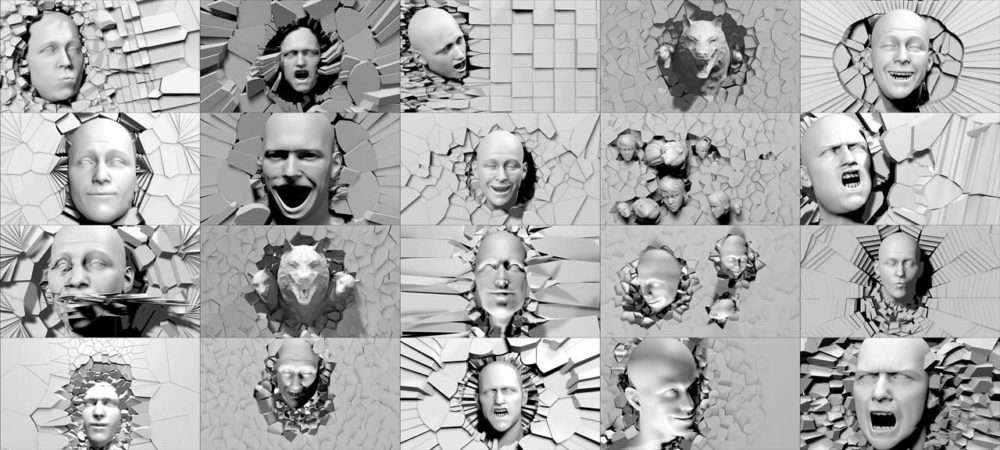 Face Effects - Projection Mapping Loops Pack Vol.26 | VMS