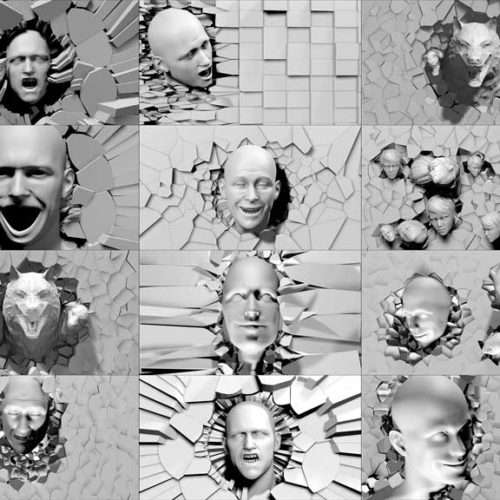 Face Effects - Projection Mapping Loops Pack Vol.26 | VMS