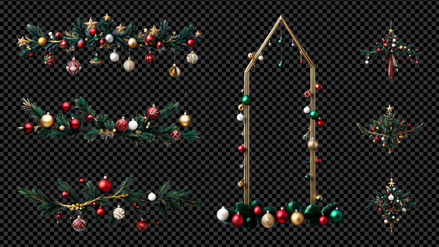 Christmas Decor - Projection Mapping Textures Pack Vol.30 - UPDATED | VMS