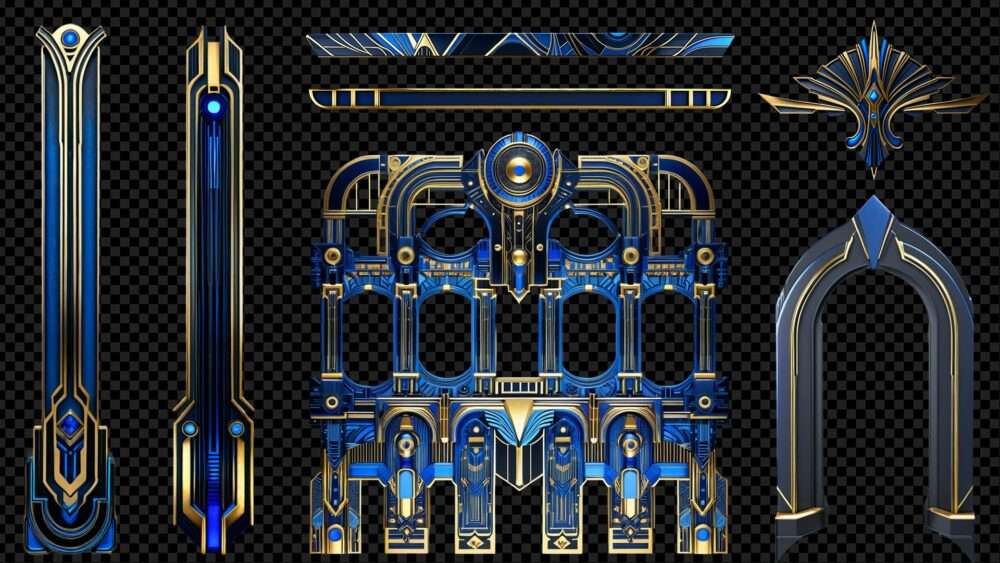 Luxury Cyberpunk - Projection Mapping Textures Pack Vol.14 - UPDATED | VMS