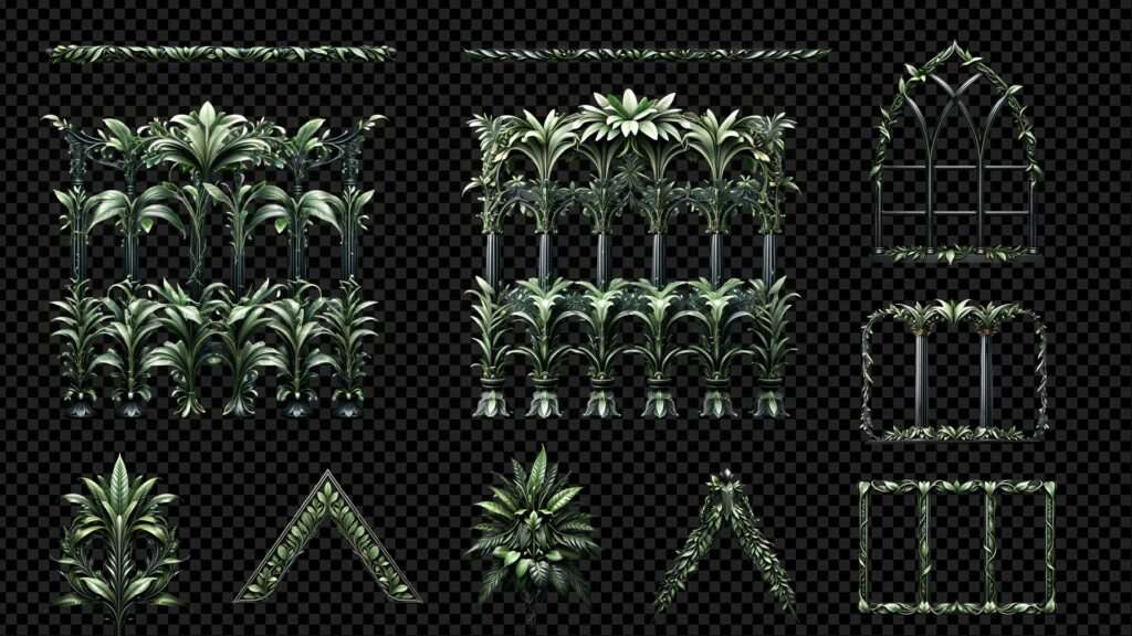 Rich Plants - Projection Mapping Textures Pack Vol.28 - UPDATED | VMS