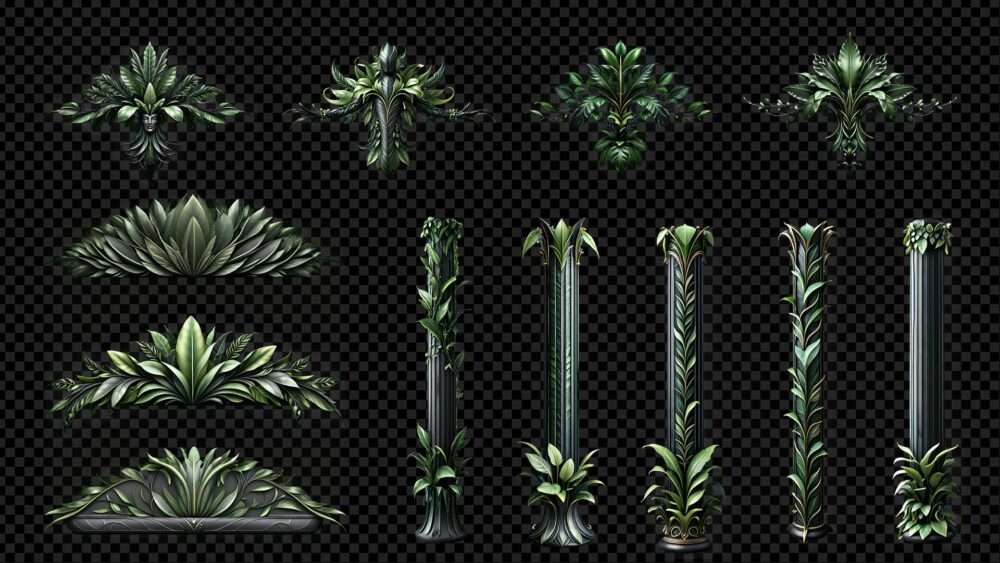 Rich Plants - Projection Mapping Textures Pack Vol.28 - UPDATED | VMS