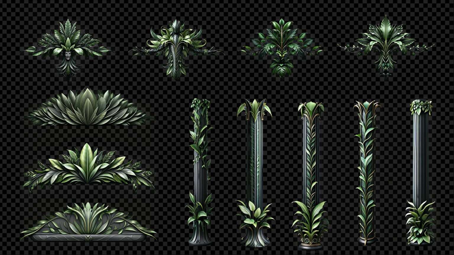 Rich Plants - Projection Mapping Textures Pack Vol.28 - UPDATED | VMS