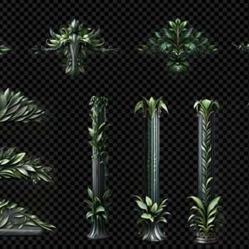 Rich Plants - Projection Mapping Textures Pack Vol.28 - UPDATED | VMS