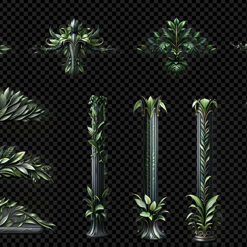 Rich Plants - Projection Mapping Textures Pack Vol.28 - UPDATED | VMS