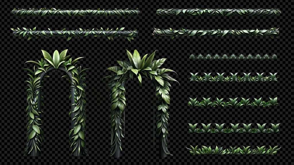 Rich Plants - Projection Mapping Textures Pack Vol.28 - UPDATED | VMS