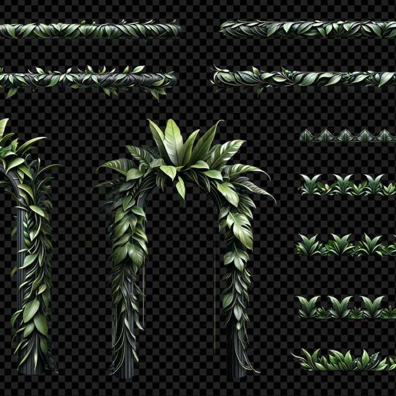 Rich Plants - Projection Mapping Textures Pack Vol.28 - UPDATED | VMS