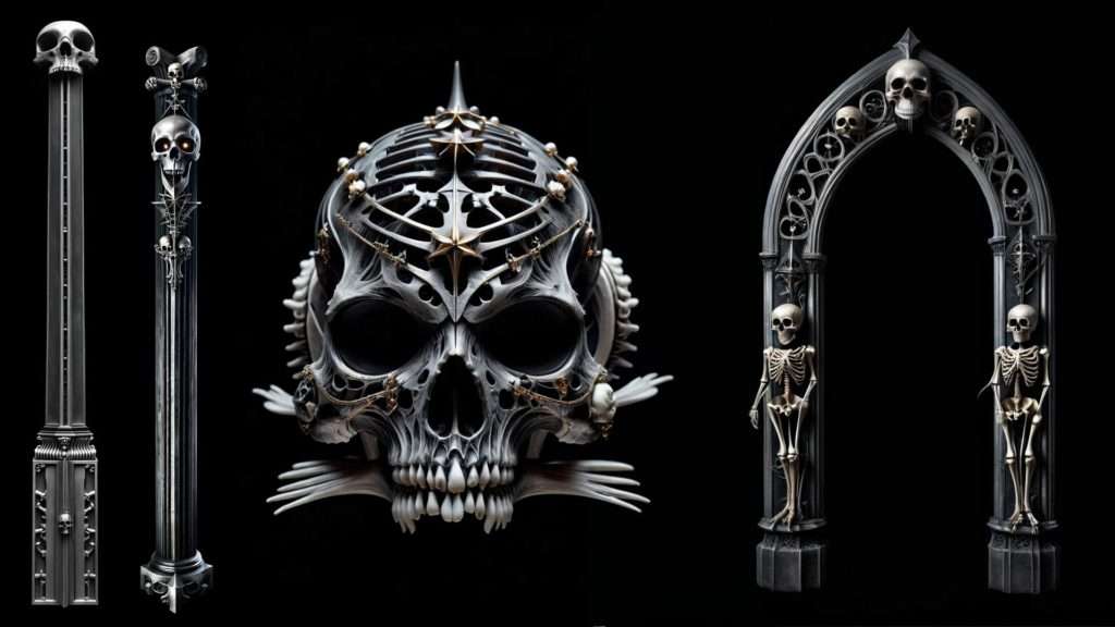 Dark Bones - Projection Mapping Textures Pack Vol.41 | VMS