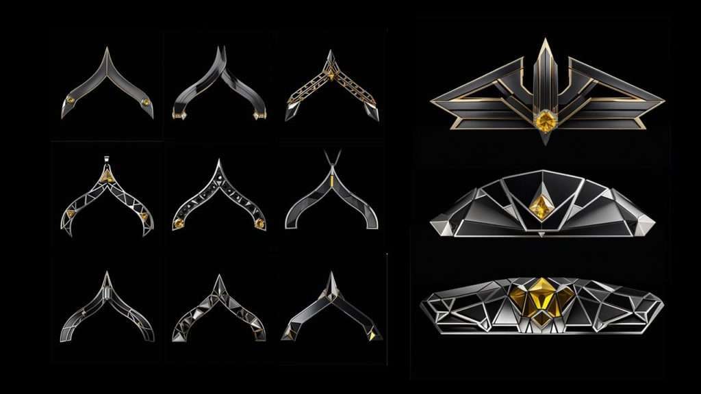 Futuristic Gold - Projection Mapping Textures Pack Vol.35 | VMS