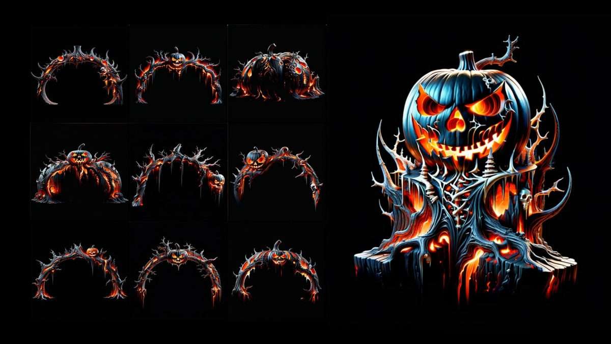 Halloween Heat - Projection Mapping Textures Pack Vol.42 | VMS