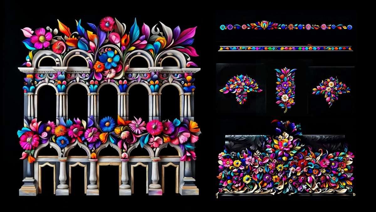Rainbow Flowers - Projection Mapping Textures Pack Vol.11 | VMS