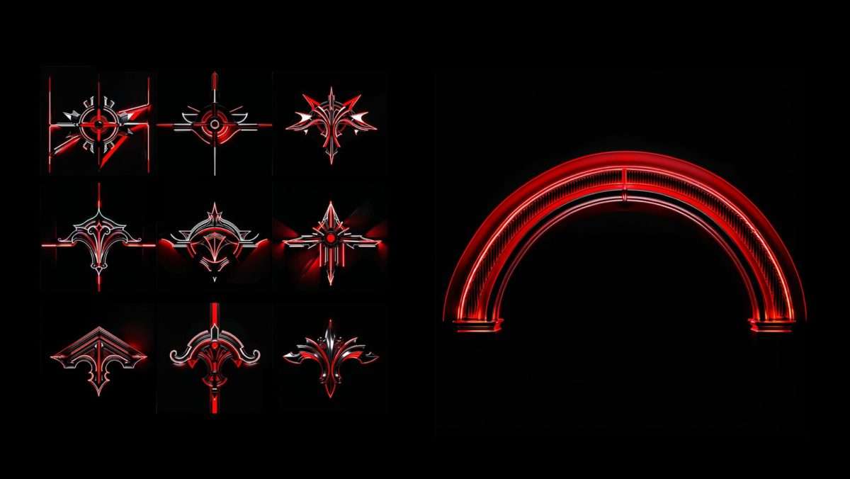 Red Classic - Projection Mapping Textures Pack Vol.15 | VMS