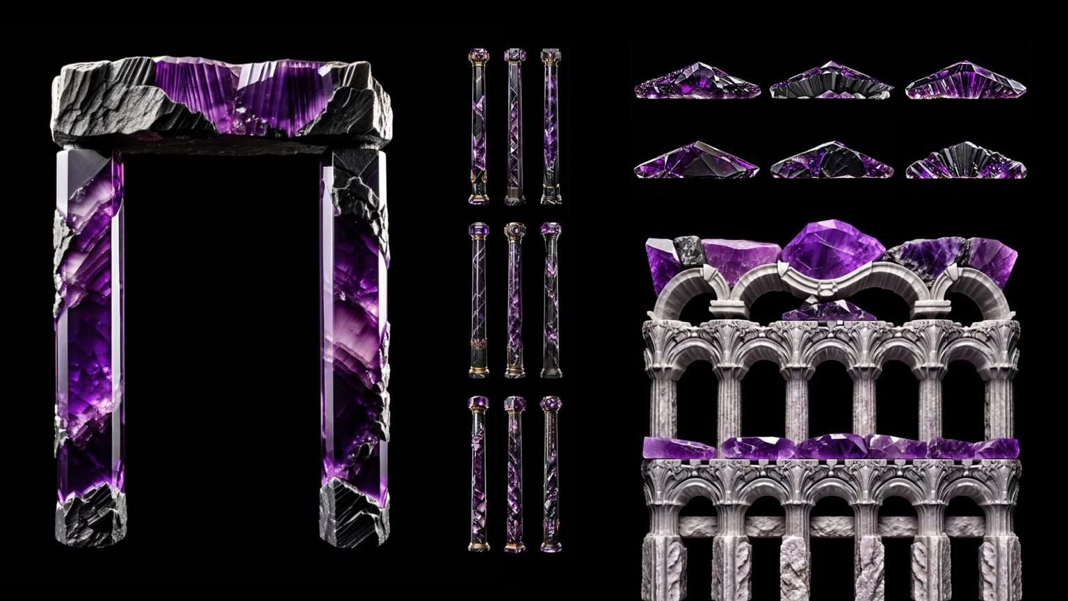 Saint Amethyst - Projection Mapping Textures Pack Vol.29 | VMS