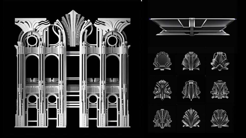 White Future - Projection Mapping Textures Pack Vol.33 | VMS