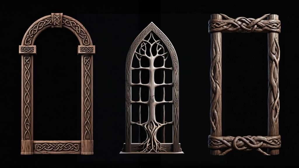 Celtic Wood - Projection Mapping Textures Pack Vol.56 | VMS
