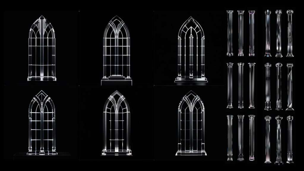 Minimal Glass - Projection Mapping Textures Pack Vol.53 | VMS