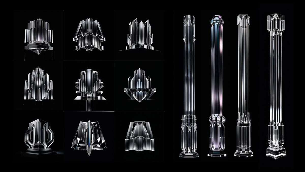 Minimal Glass - Projection Mapping Textures Pack Vol.53 | VMS