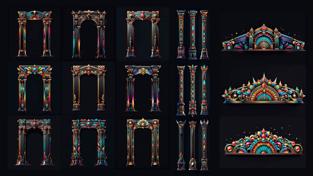 Colorful Cartoon - Projection Mapping Textures Pack Vol.64 | VMS