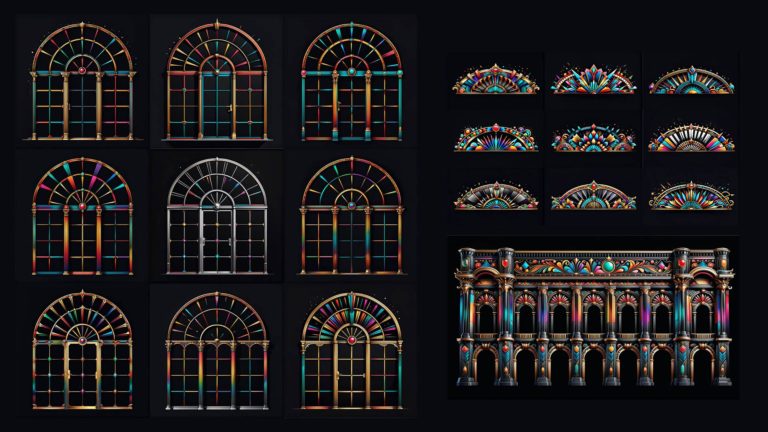 Colorful Cartoon - Projection Mapping Textures Pack Vol.64 | VMS