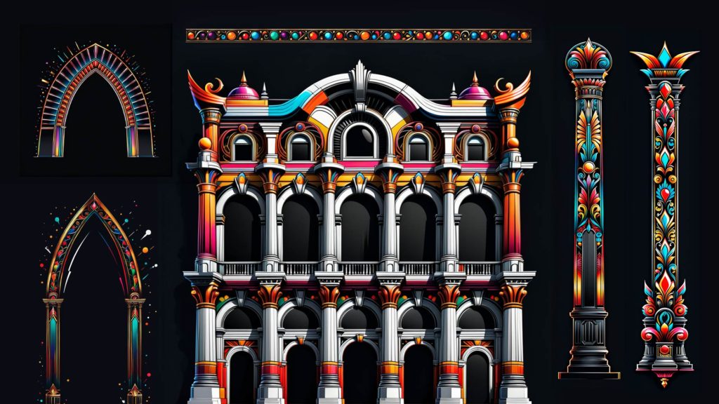 Colorful Cartoon - Projection Mapping Textures Pack Vol.64 | VMS