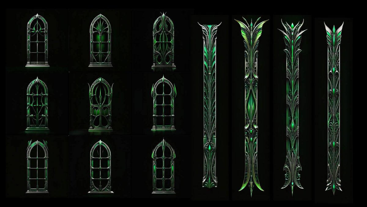 Micro Green - Projection Mapping Textures Pack Vol.61 | VMS